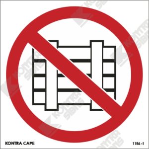 PV14 - No Stacking, Do Not Obstruct - Kontra Signs