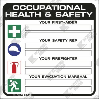 WC097 - Occupational Health & Safety with Aluminium Slide In's - Kontra ...
